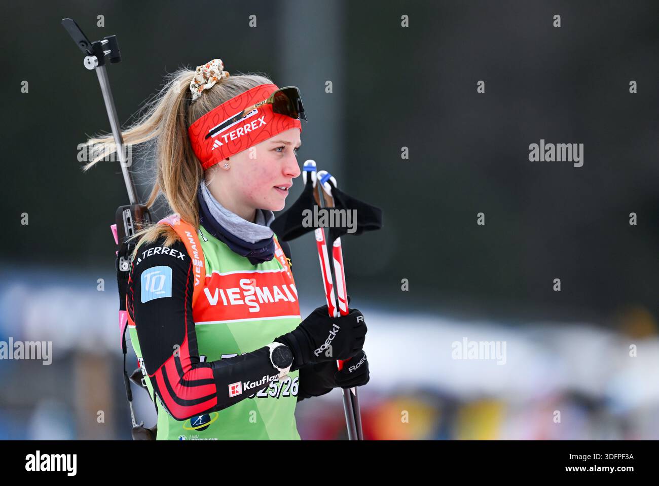 13 January 2026, Bavaria, Ruhpolding: Biathlon: World Cup, training ...