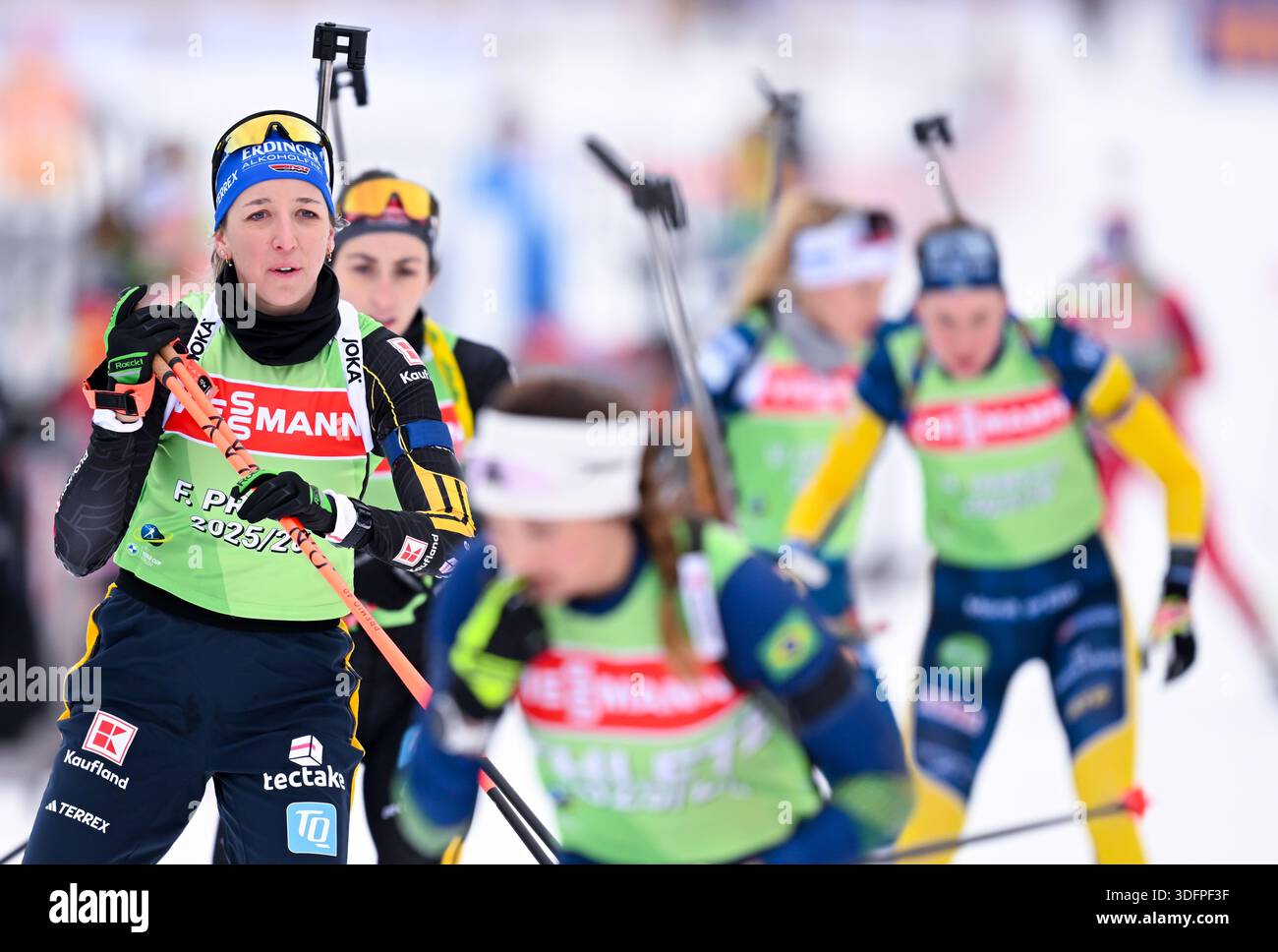 13 January 2026, Bavaria, Ruhpolding: Biathlon: World Cup, training ...