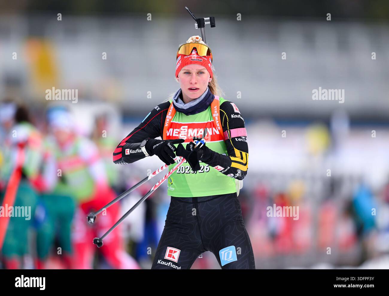 13 January 2026, Bavaria, Ruhpolding: Biathlon: World Cup, training ...