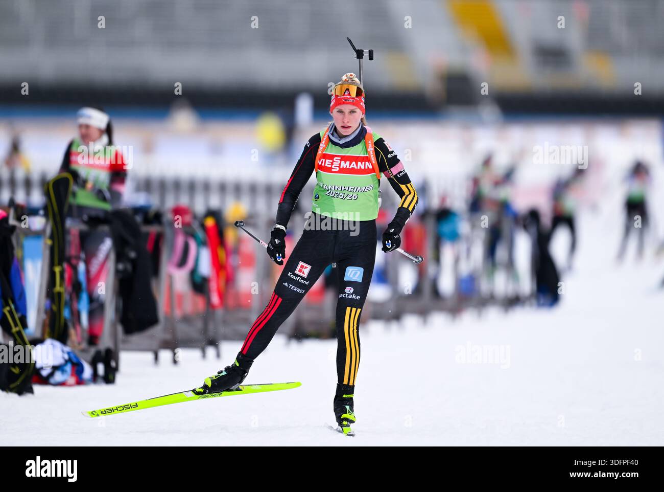 13 January 2026, Bavaria, Ruhpolding: Biathlon: World Cup, training ...