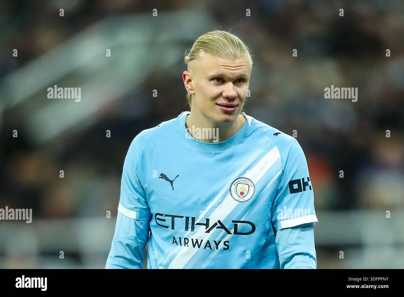 Erling Håland Of Manchester City during the Newcastle United v ...