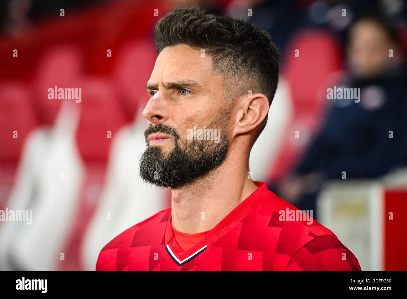 Olivier GIROUD of Lille during the French Cup, round of 32 football ...