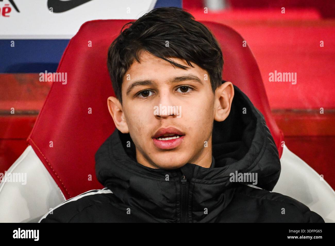 Khalis MERAH of Lyon during the French Cup, round of 32 football match ...