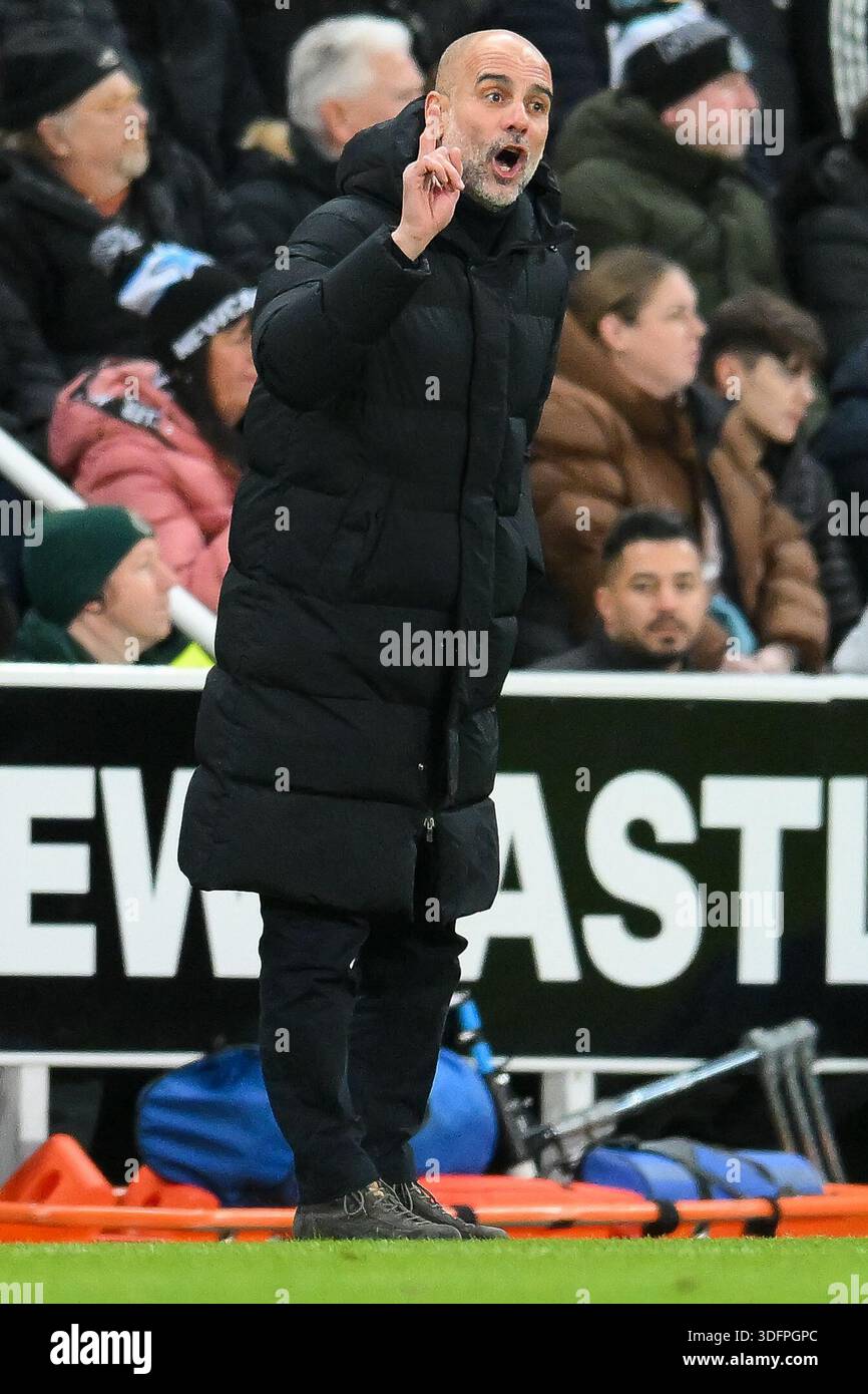 Pep Guardiola Manager of Manchester City during the Carabao Cup Semi ...