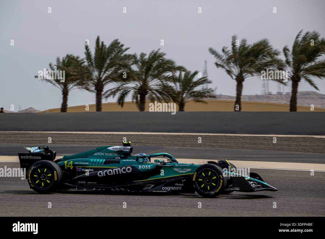 Sakhir, Bahrain, 28 Feb 2025, Fernando Alonso, from Spain competes for ...