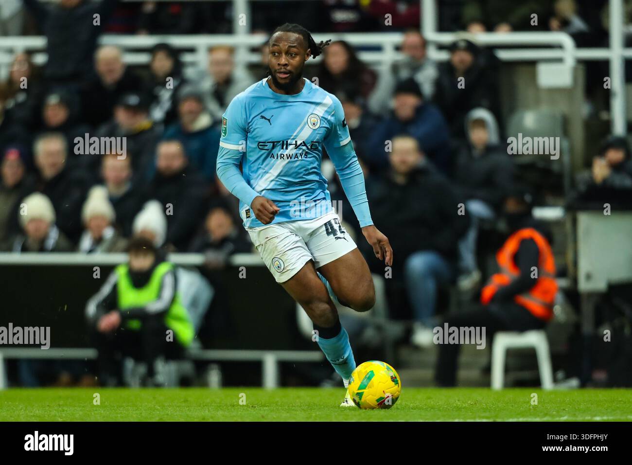 Antoine Semenyo Of Manchester City during the Newcastle United v ...