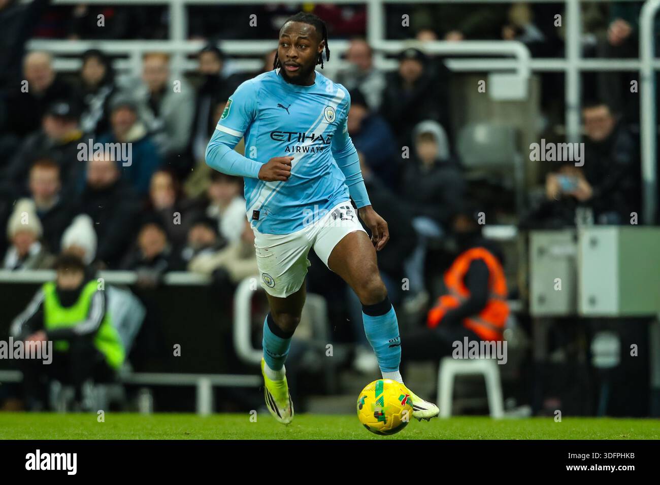 Antoine Semenyo Of Manchester City during the Newcastle United v ...