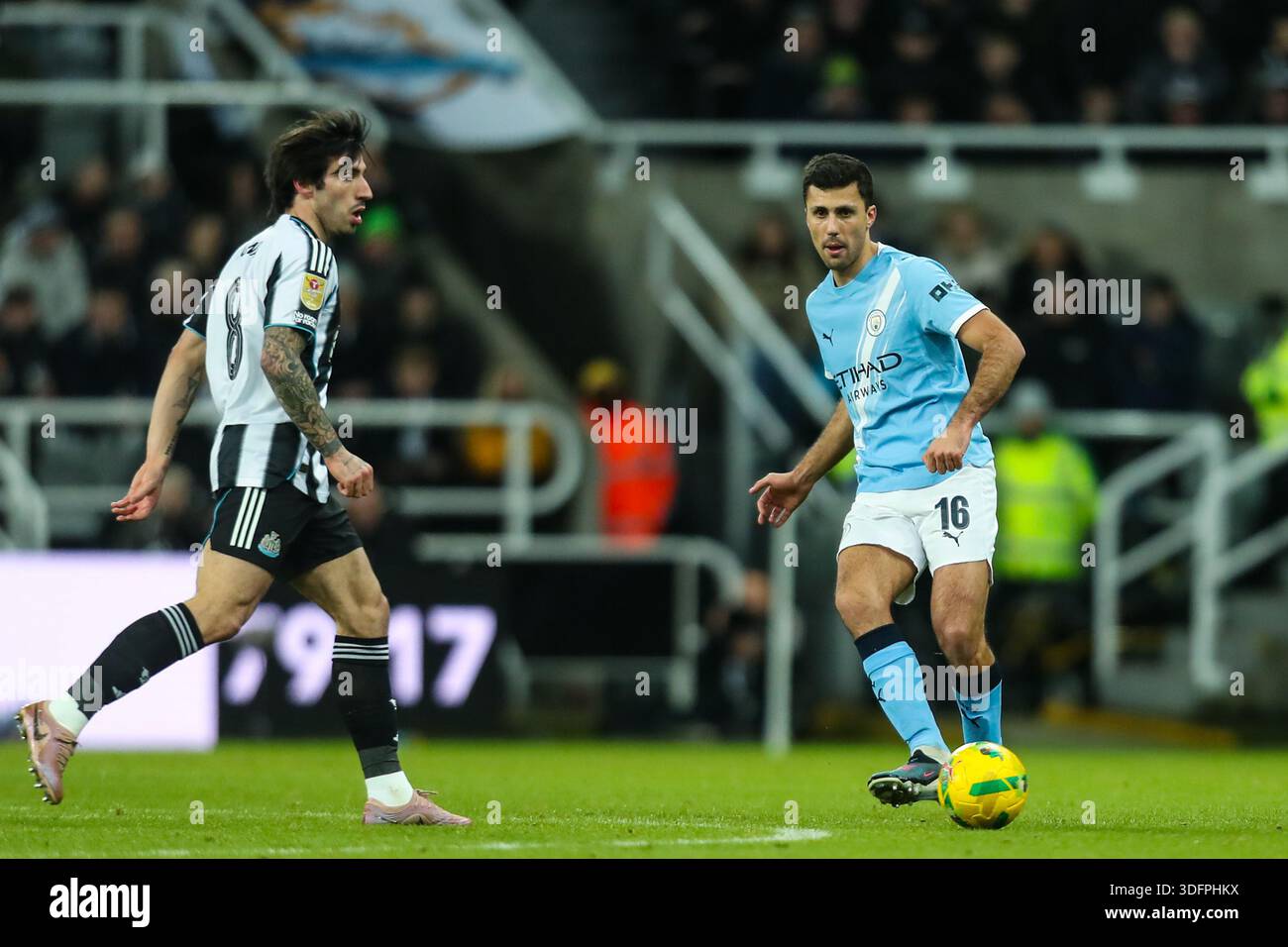 Rodri Of Manchester City in action during the Newcastle United v ...