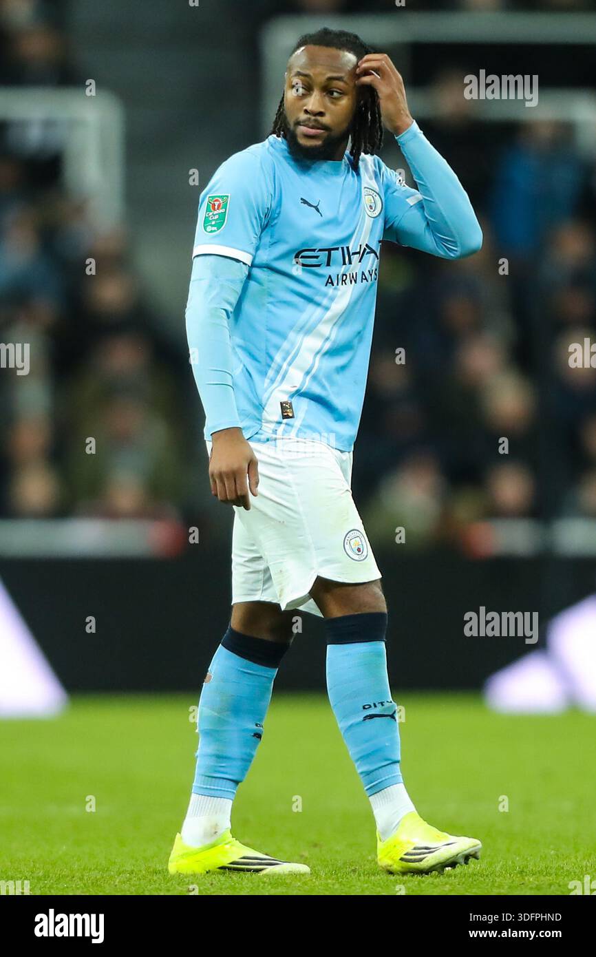 Antoine Semenyo Of Manchester City during the Newcastle United v ...