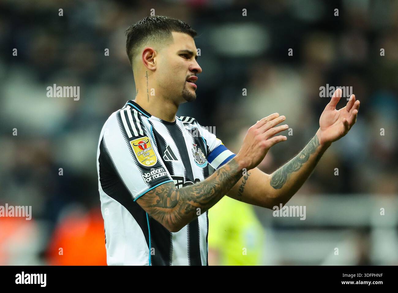 Bruno Guimarães Of Newcastle United Dejected during the Newcastle ...