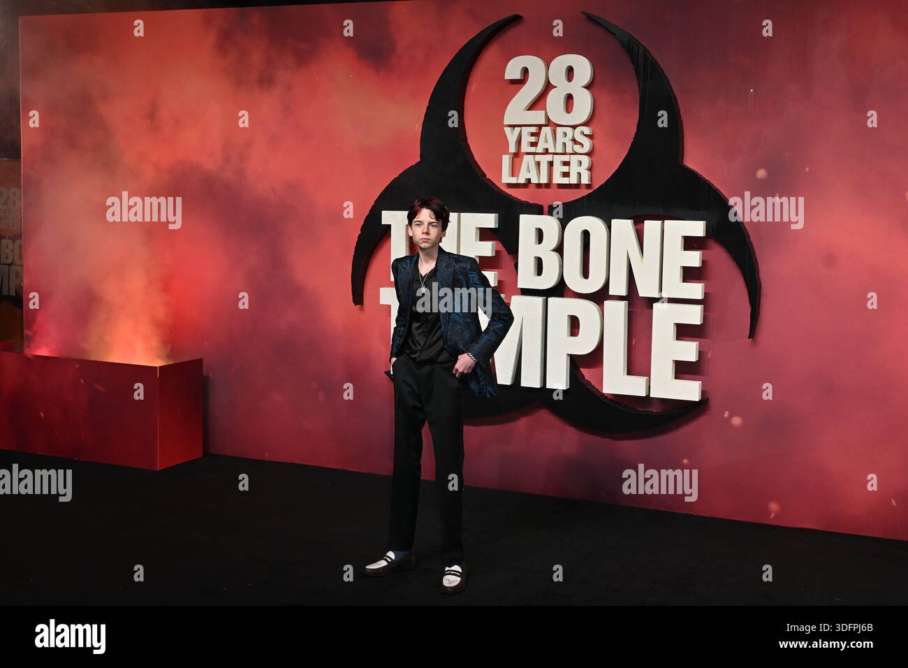 Alfie Williams walks the red carpet. Chi Lewis-Parry walks the red ...