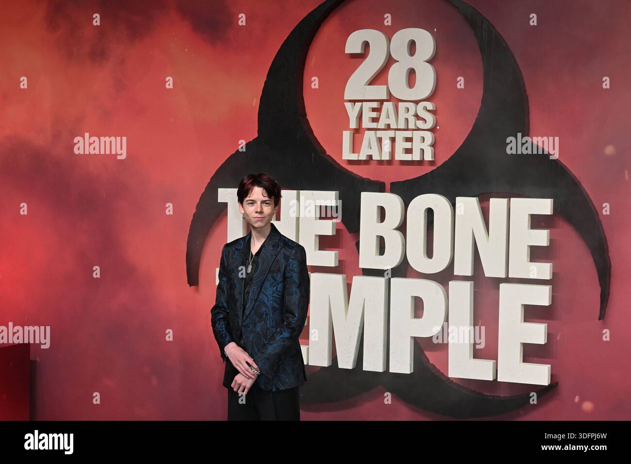 Alfie Williams walks the red carpet. Chi Lewis-Parry walks the red ...