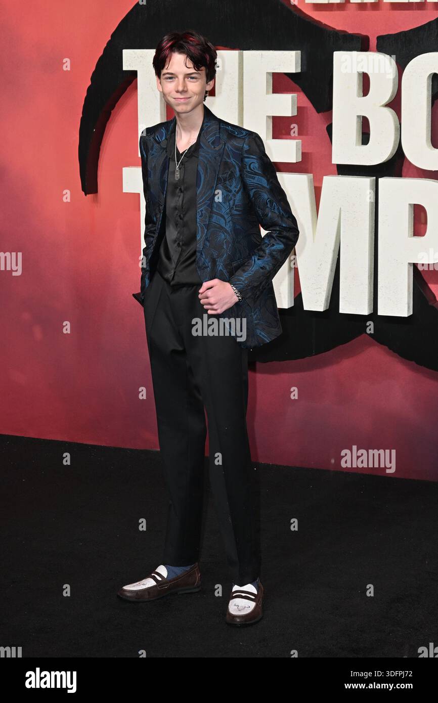 Alfie Williams walks the red carpet. Chi Lewis-Parry walks the red ...