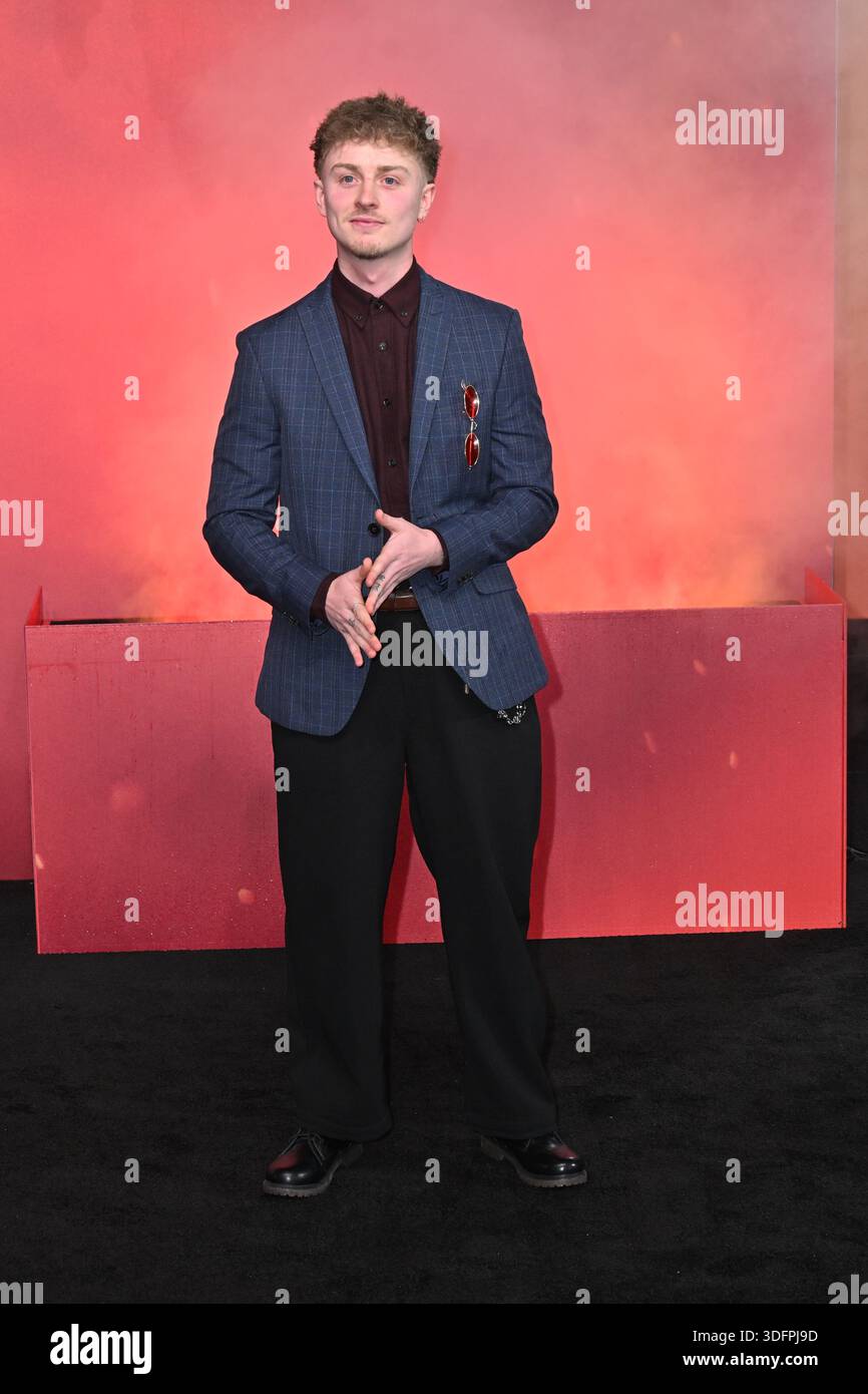 Sam Locke walks the red carpet. Chi Lewis-Parry walks the red carpet ...