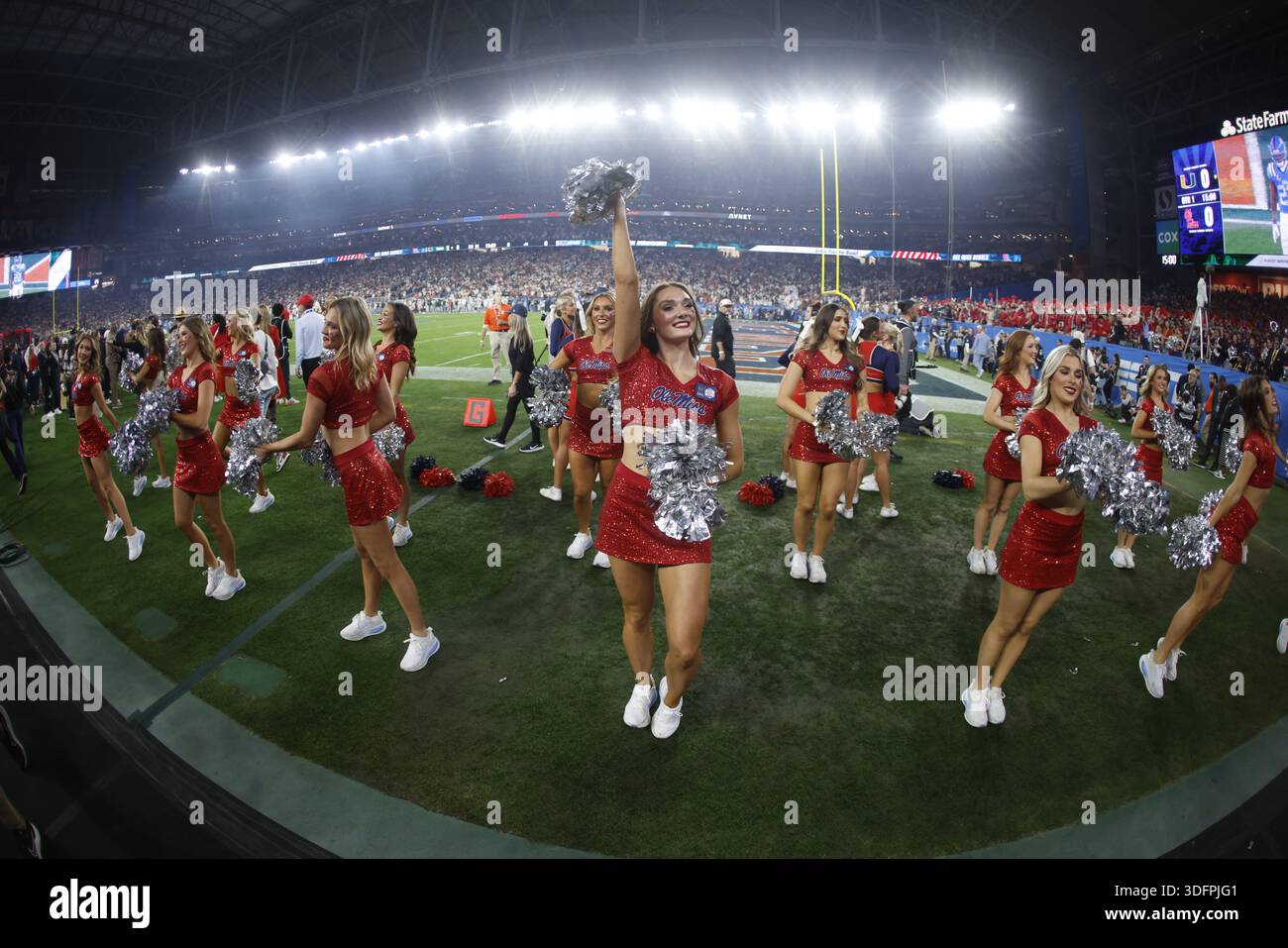 January 08 2026 Ole Miss Rebels Cheerleaders During The College