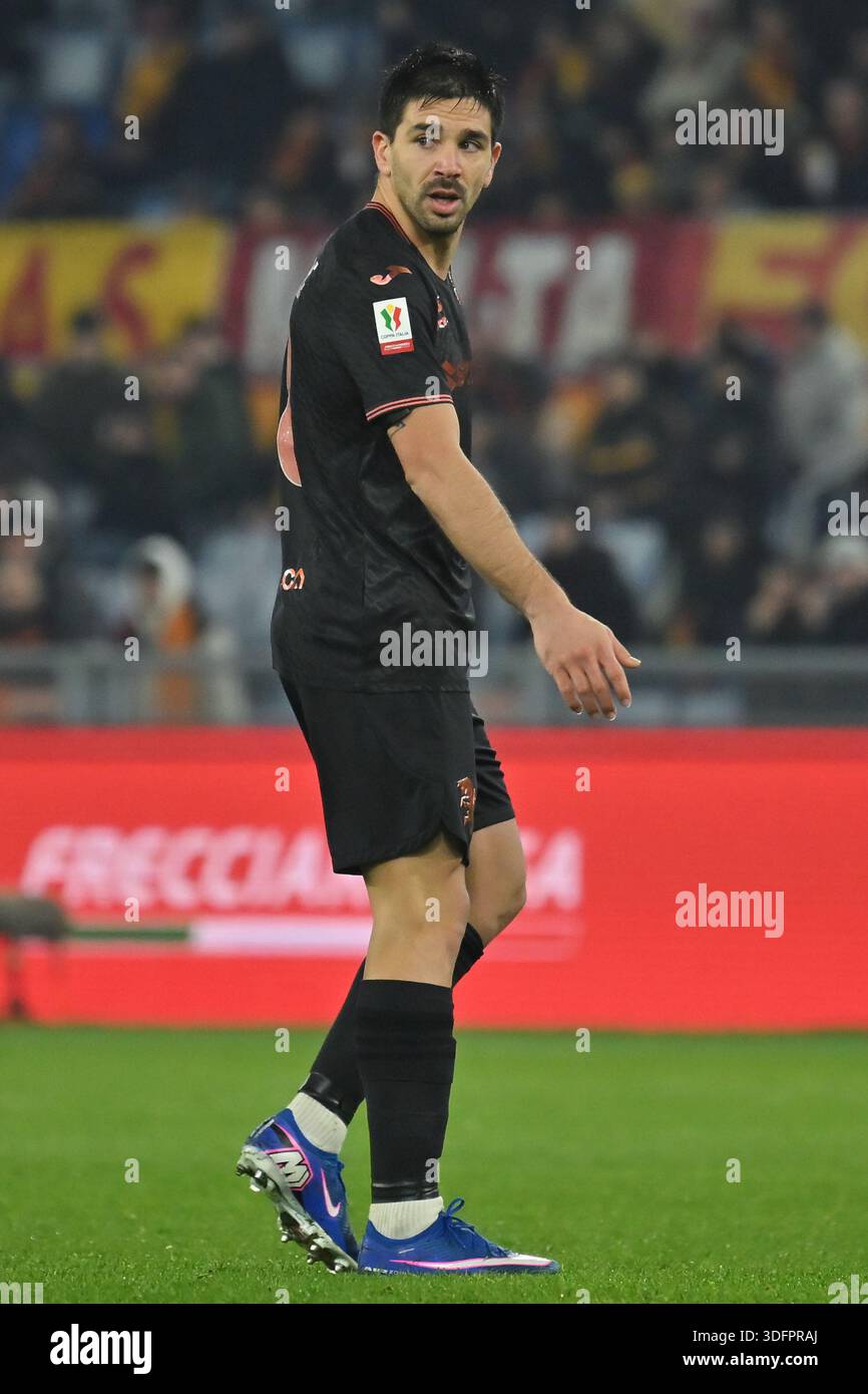 Giovanni Simeone of Torino during the round of 16 match of the Coppa ...