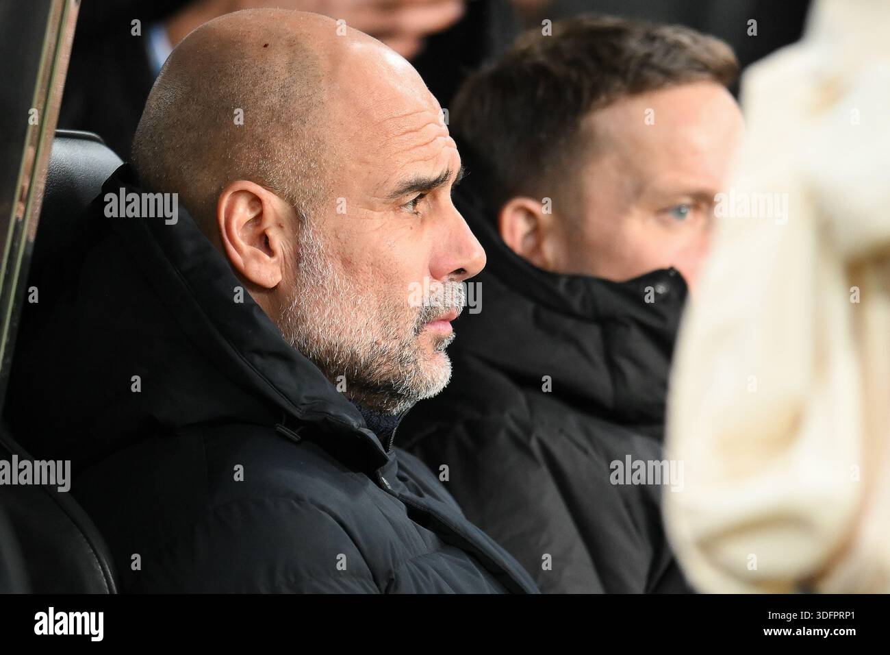 Pep Guardiola Manager of Manchester City during the Carabao Cup Semi ...