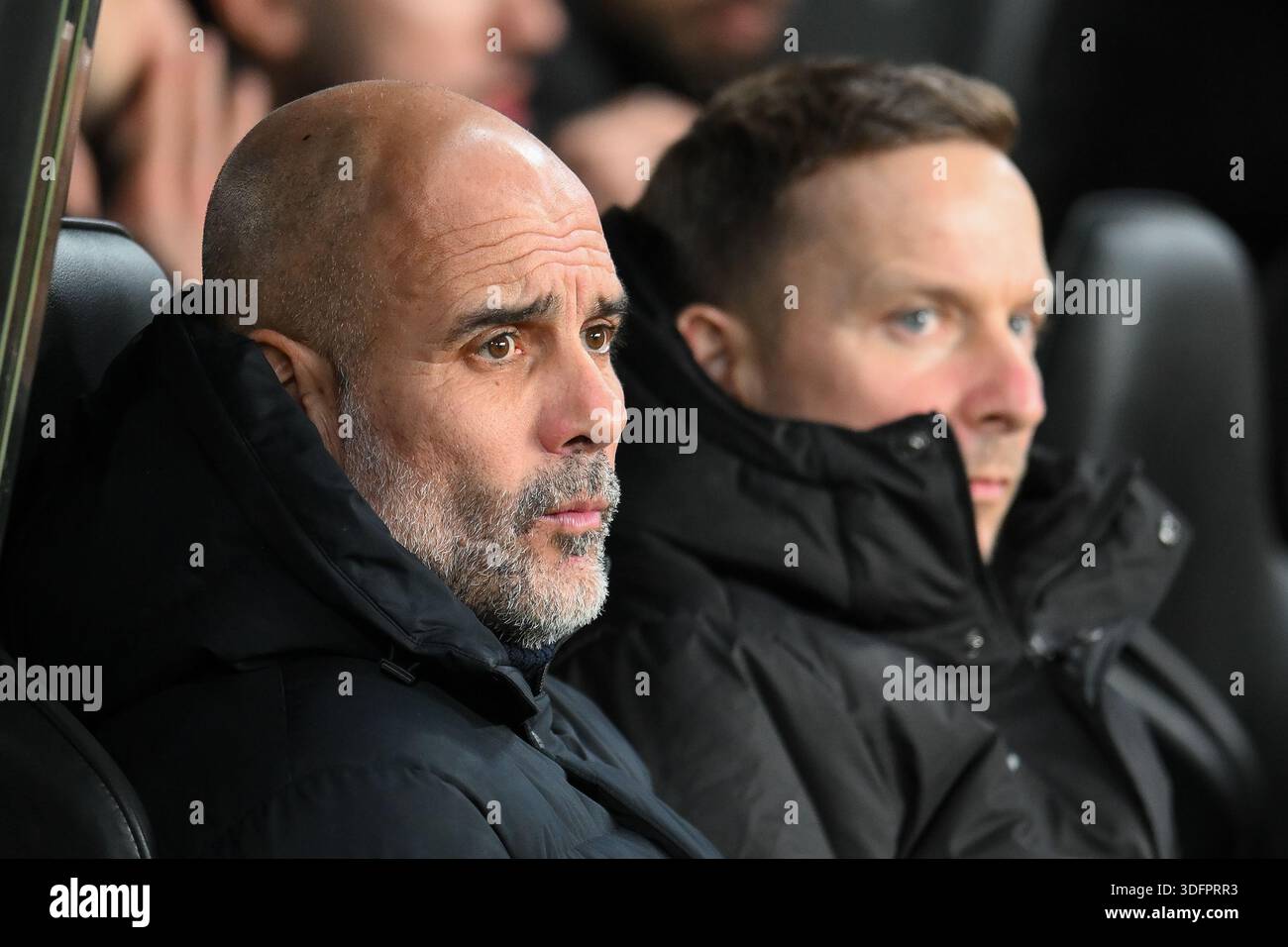 Pep Guardiola Manager of Manchester City during the Carabao Cup Semi ...