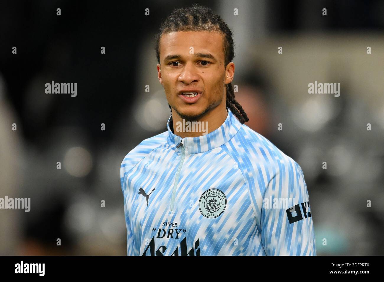 Nathan Aké of Manchester City during the Carabao Cup Semi Final First ...