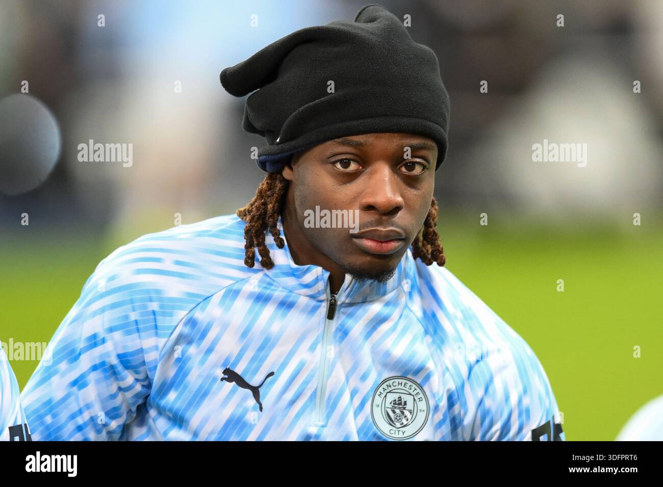 Jérémy Doku of Manchester City during the Carabao Cup Semi Final First ...