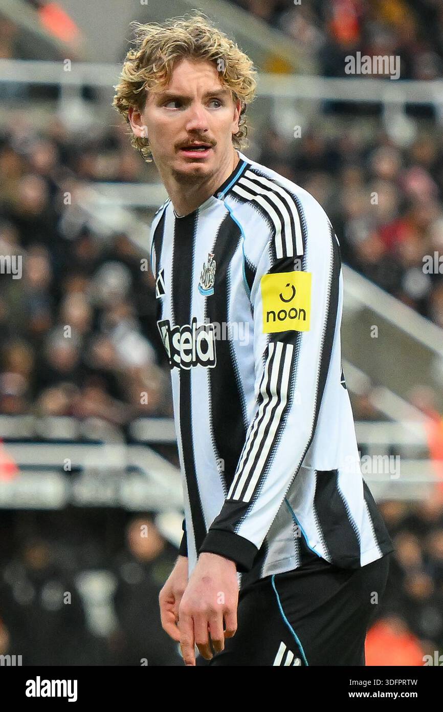 Nick Woltemade of Newcastle United during the Carabao Cup Semi Final ...