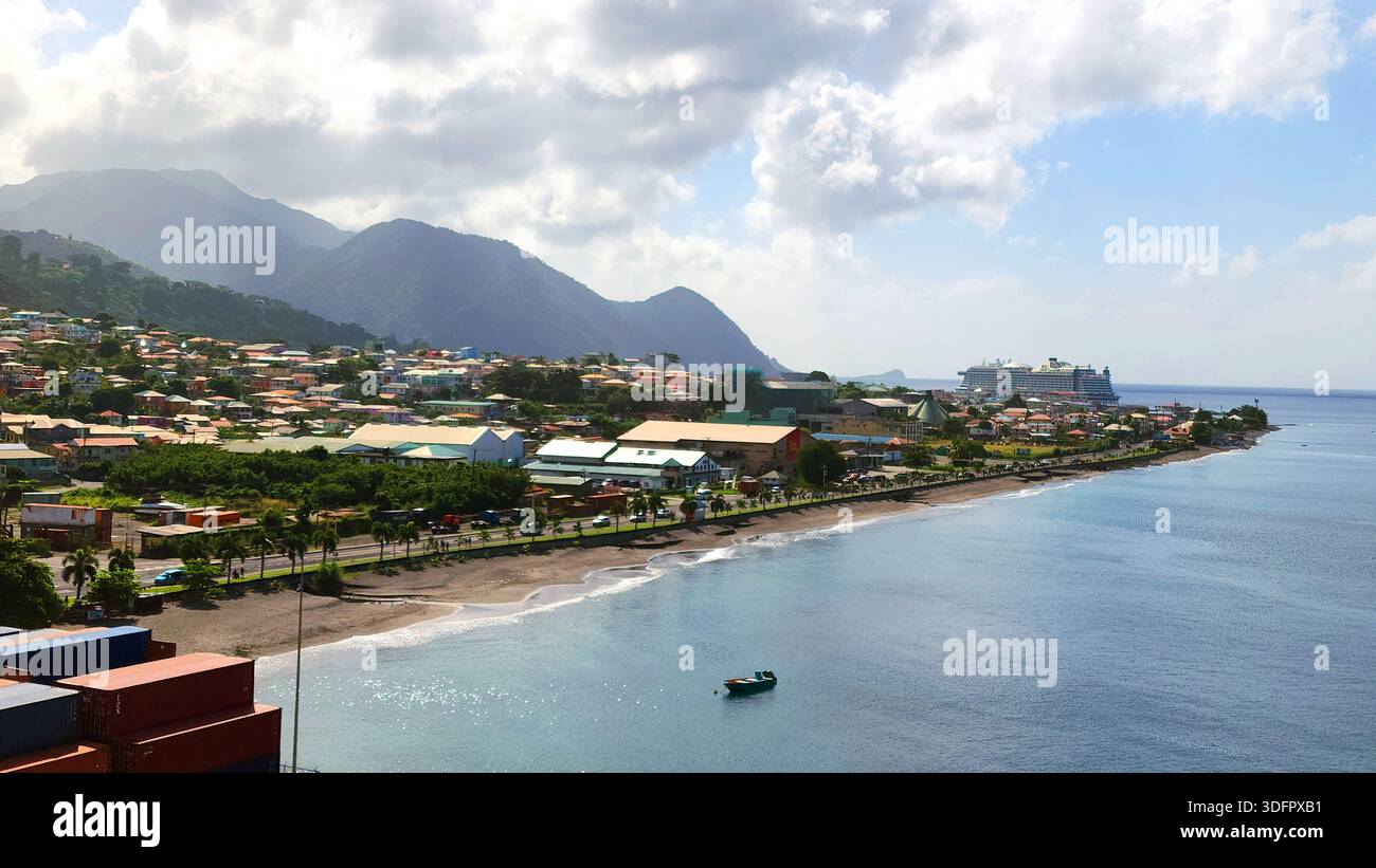 Roseau Dominica Cruise Port Windward Caribbean Island known as the ...