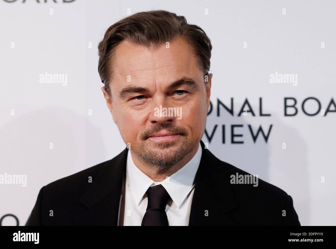 Leonardo DiCaprio arrives on the red carpet at the 2026 National Board ...