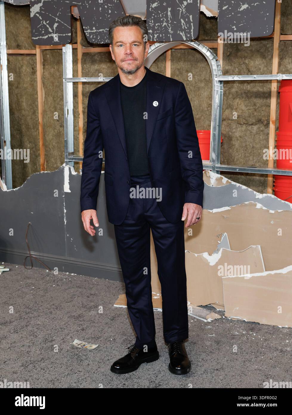 Matt Damon attends the world premiere of "The Rip" at Alice Tully Hall ...