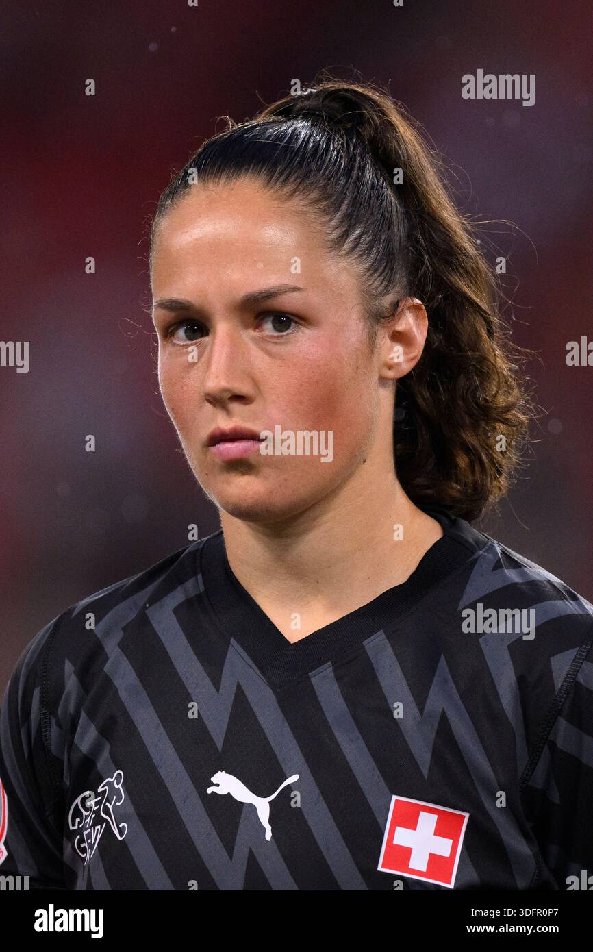 Bern, Switzerland - July 6: Goalkeeper Livia Peng of Switzerland ...