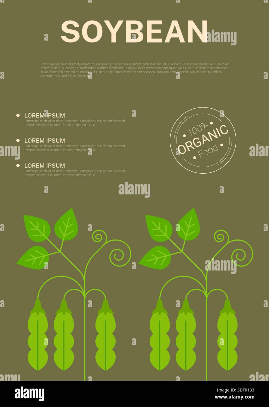 Soy leaves Stock Vector Images - Alamy