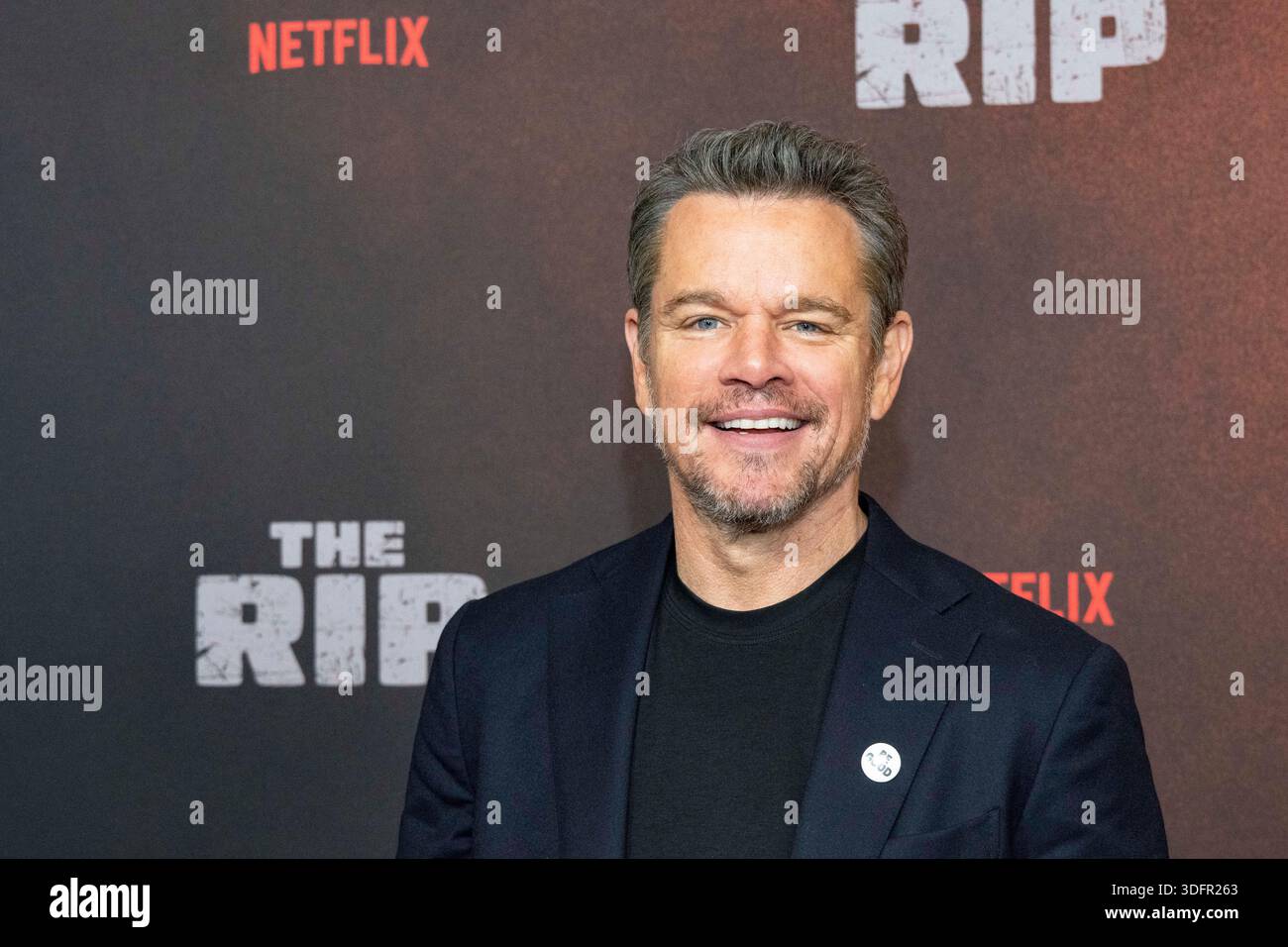 Matt Damon attends the world premiere of The RIP at Alice Tully Hall in ...