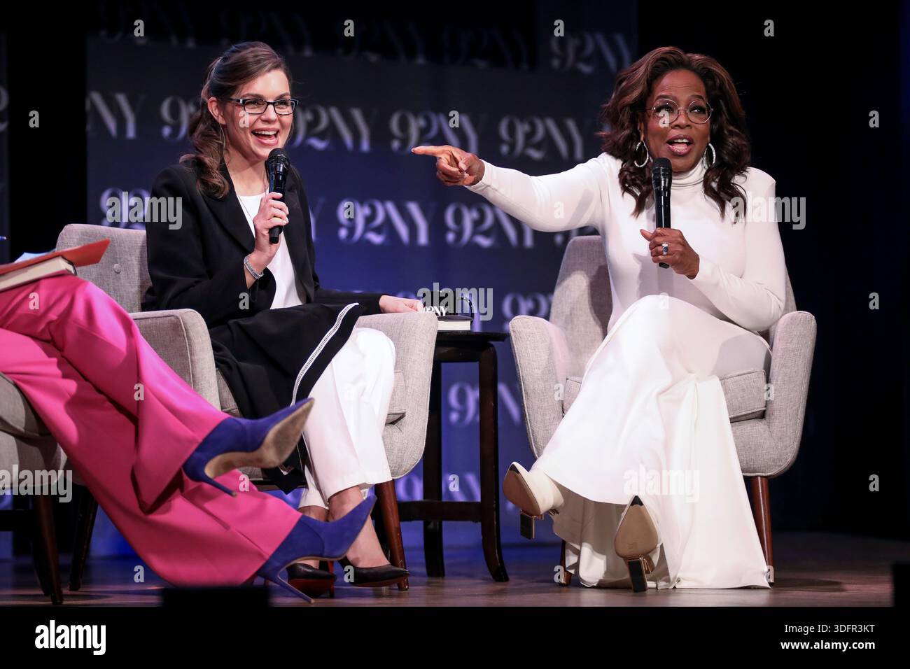 Dr. Ania M. Jastreboff, left, and Oprah Winfrey discuss the book ...