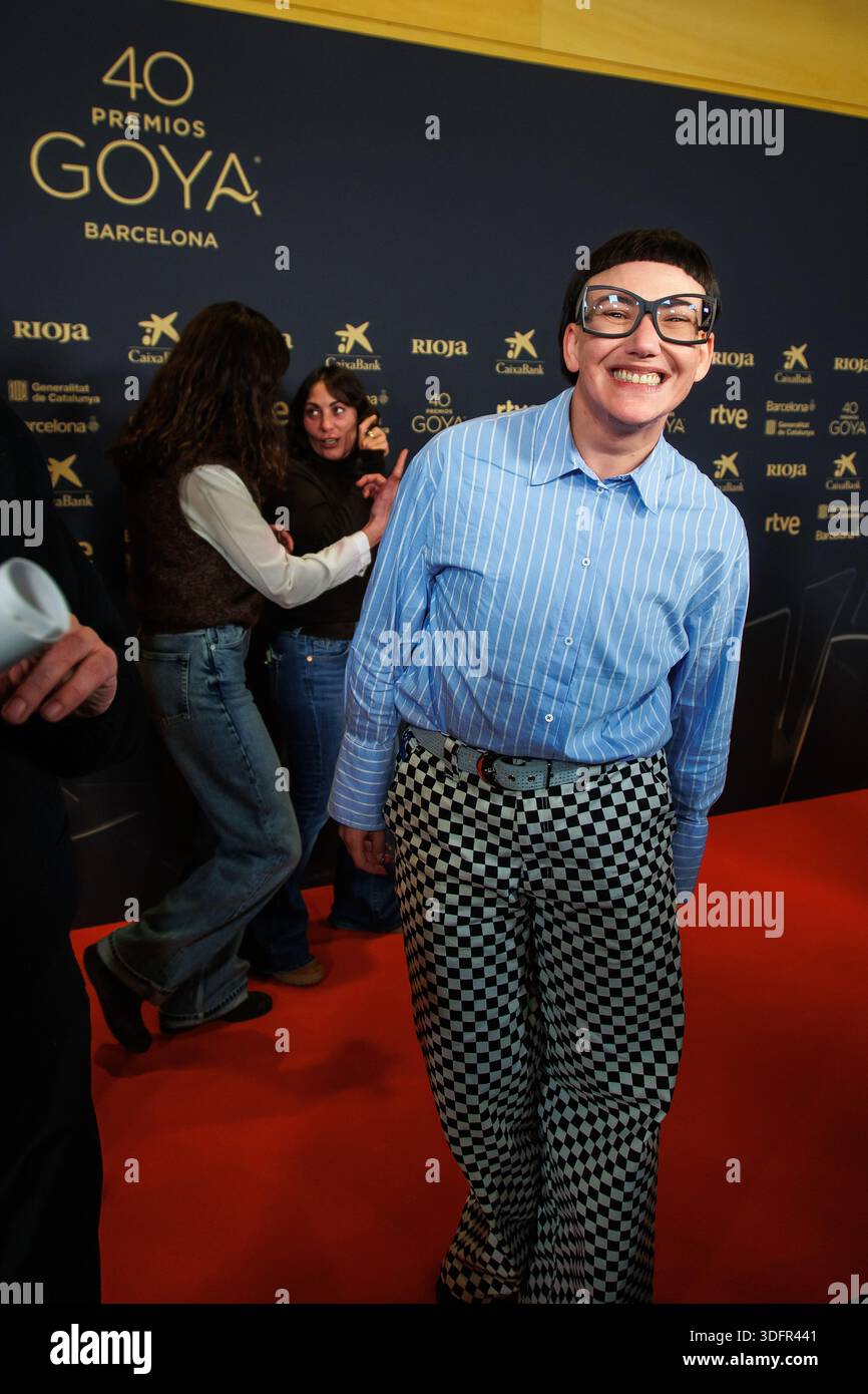 Charli Bujosa attends the photocall of the nominees for the 40th Goya ...