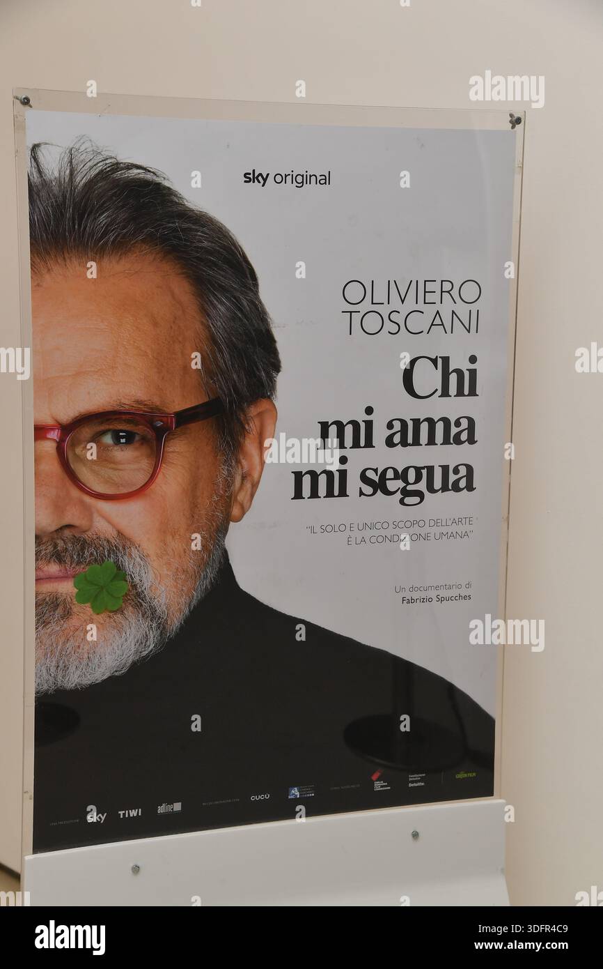 Rome, Maxxi Museum Presentation of the documentary on Oliviero Toscani ...