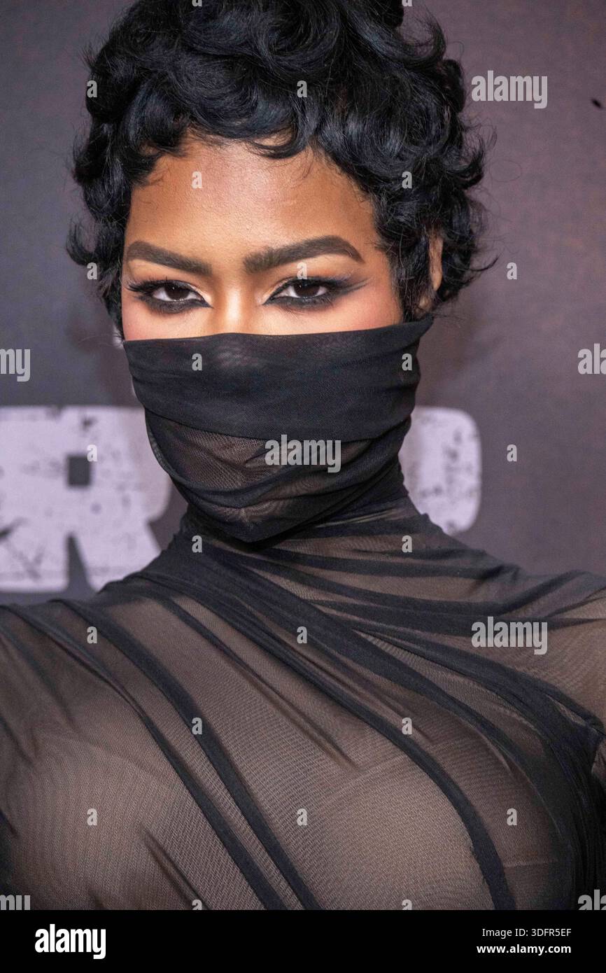 Teyana Taylor attends the world premiere of The RIP at Alice Tully Hall ...