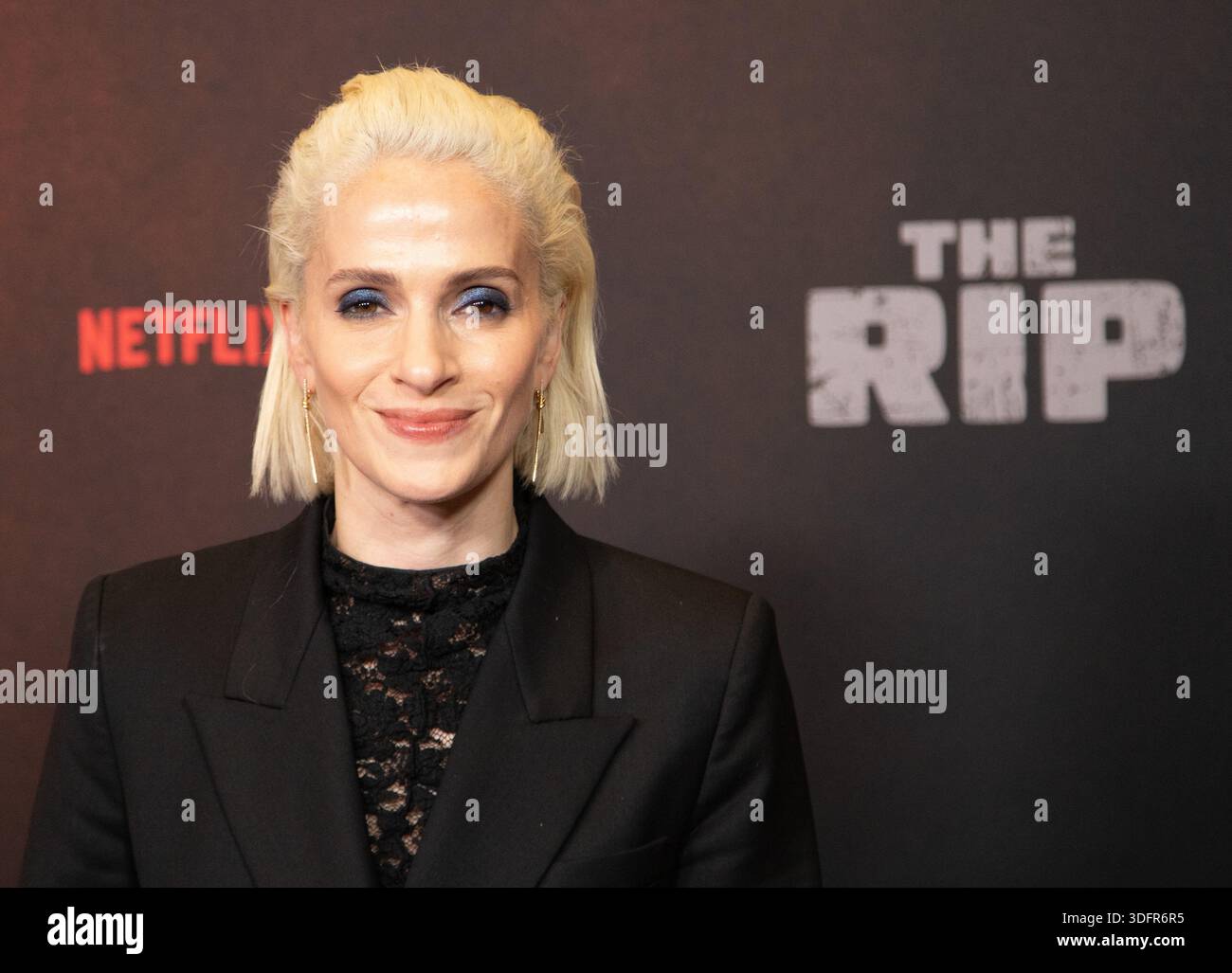 Dani Bernfeld arrives on the red carpet for the Netflix's "The Rip" New ...