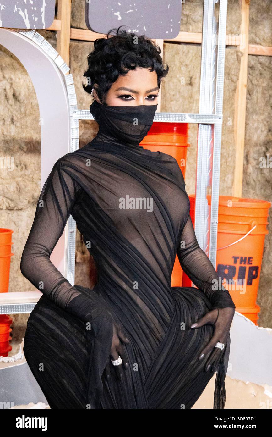 Teyana Taylor attends the world premiere of The RIP at Alice Tully Hall ...