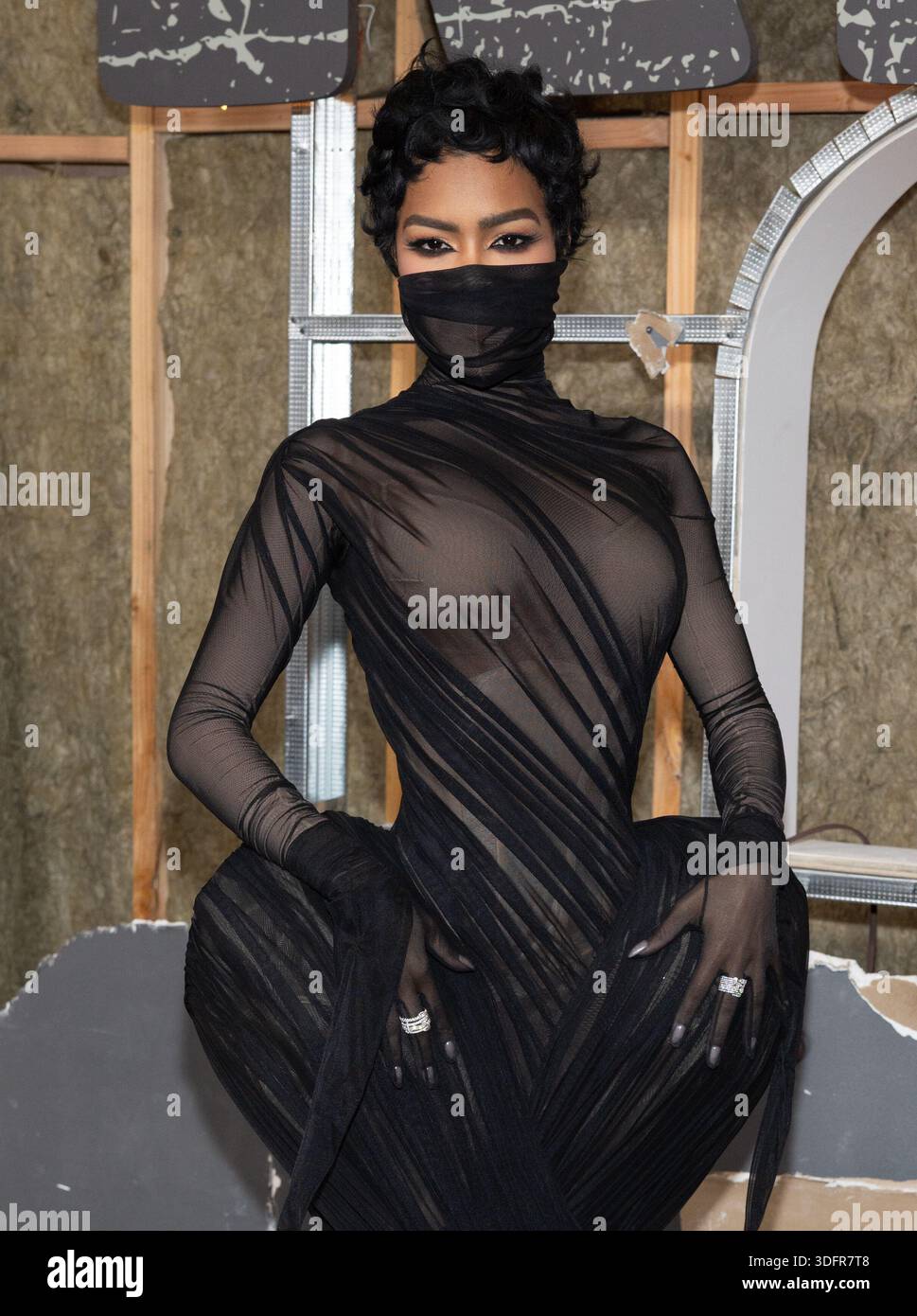 Teyana Taylor attends the world premiere of "The Rip" at Alice Tully ...