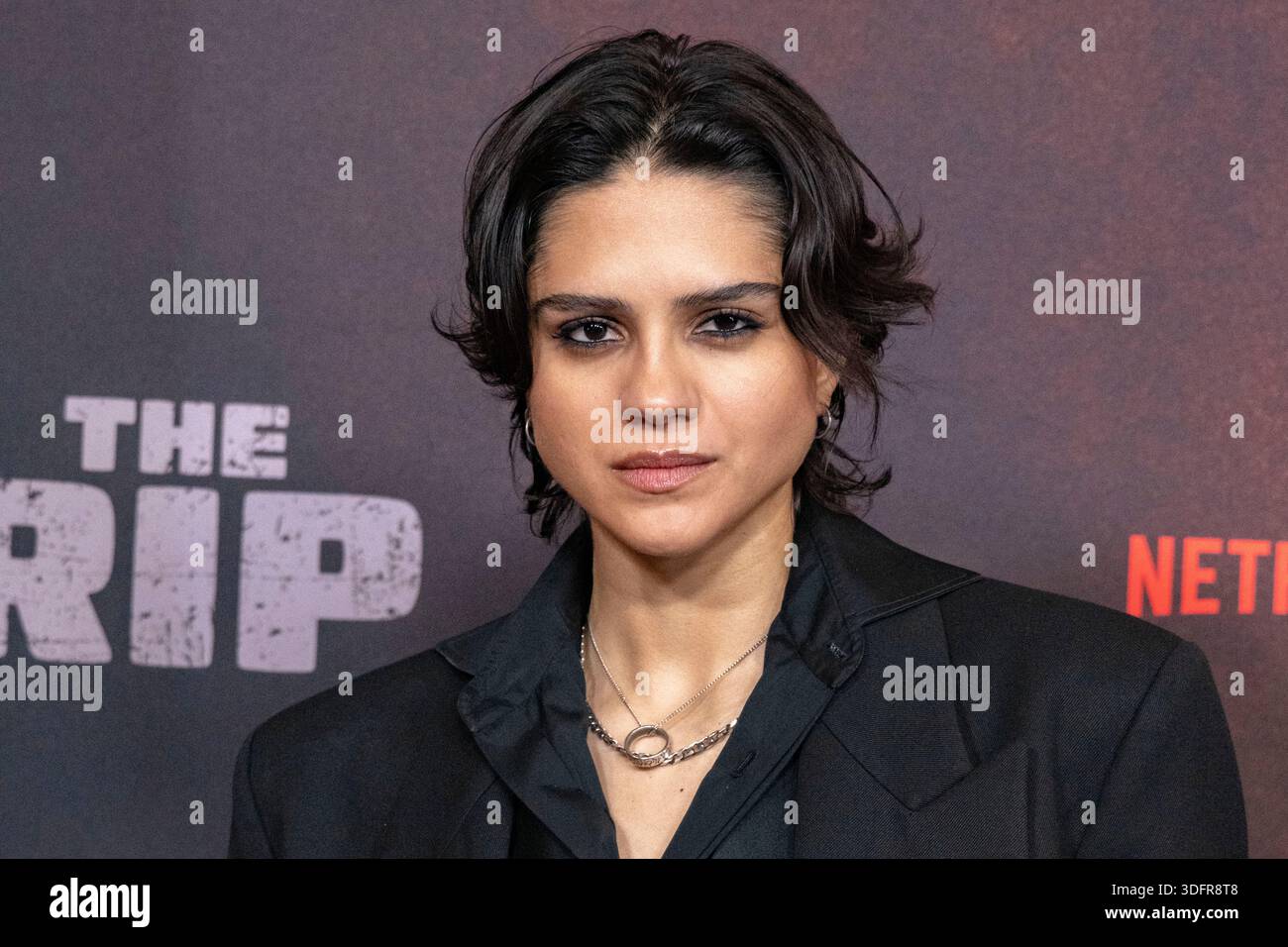 Sasha Calle attends the world premiere of The RIP at Alice Tully Hall ...