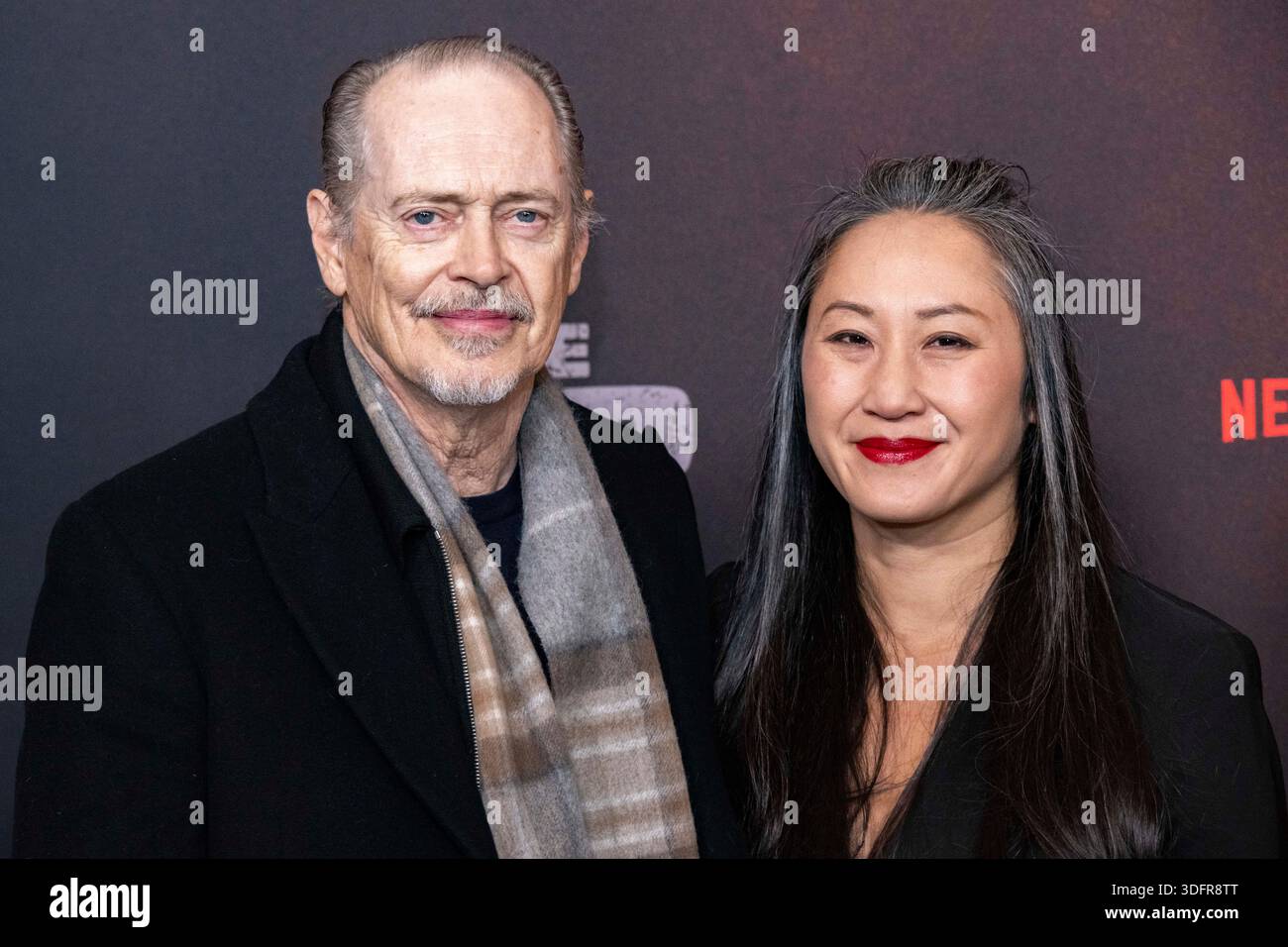 Steve Buscemi and his wife, Karen Ho attend the world premiere of The ...