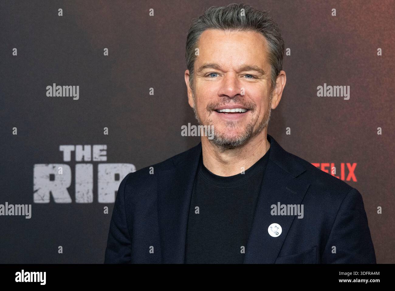 Matt Damon attends the world premiere of The RIP at Alice Tully Hall in ...