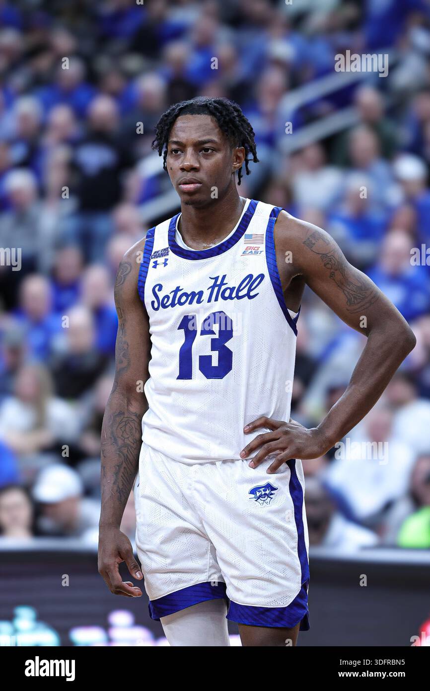 Seton Hall guard Trey Parker (13) at Prudential Center. (Photo by Jess ...