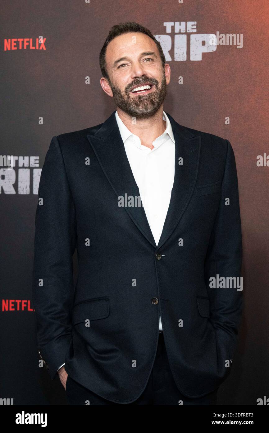 Ben Affleck attends the world premiere of The RIP at Alice Tully Hall ...