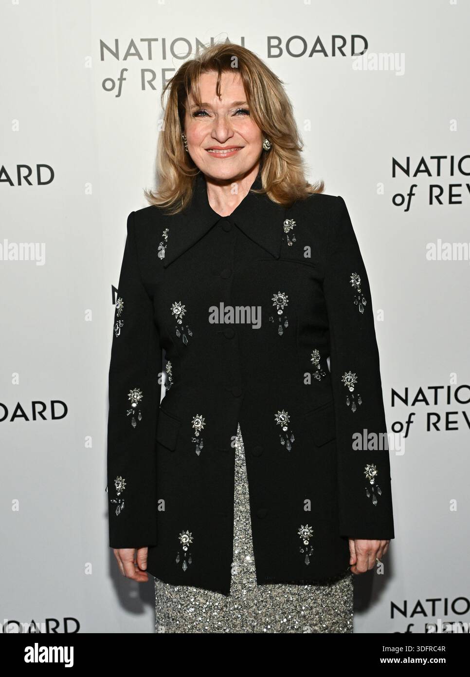 Liz Larsen attends the National Board of Review Awards gala at Cipriani ...
