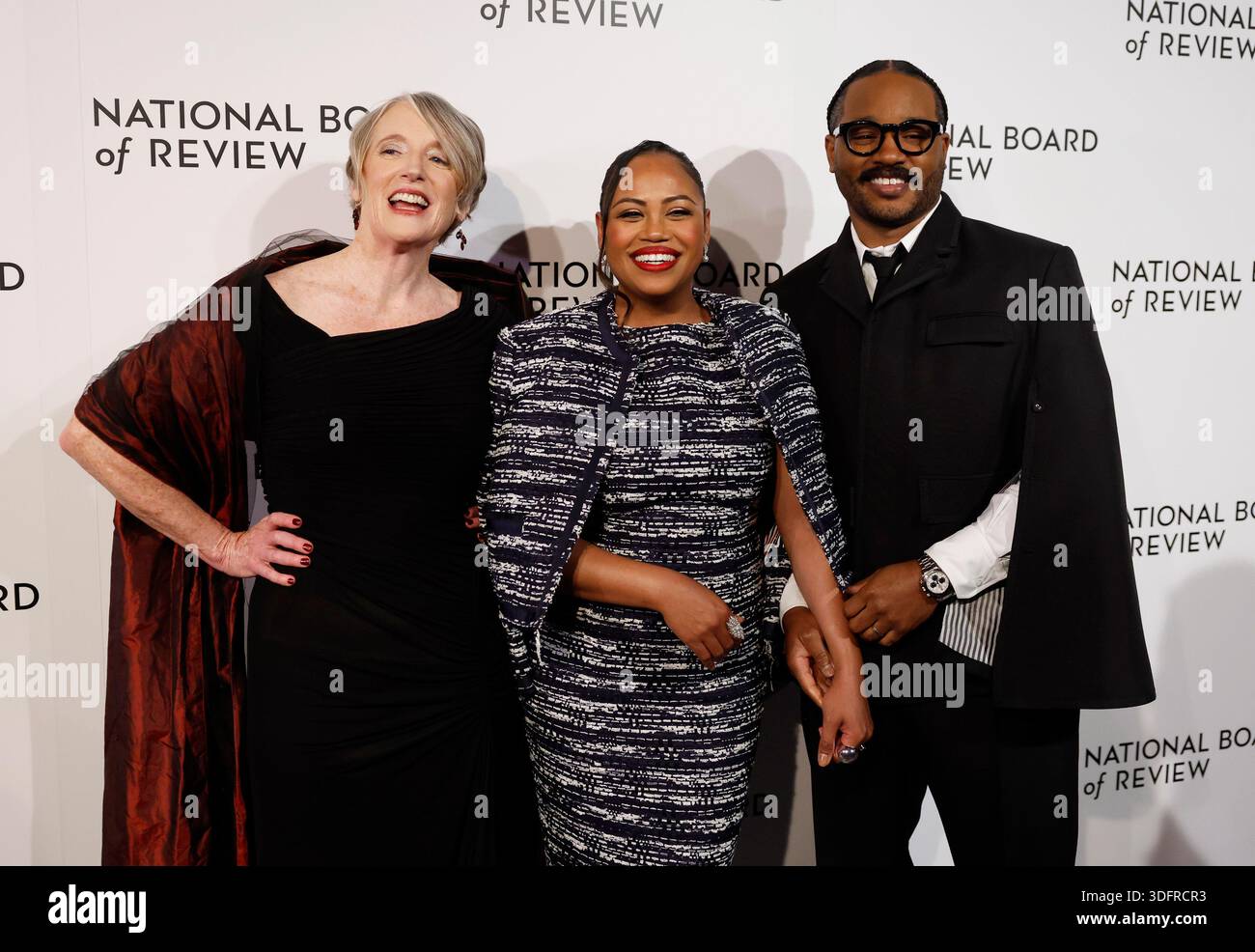 Rosemary Graham, Zinzi Coogler (L) and Ryan Coogler arrive on the red ...