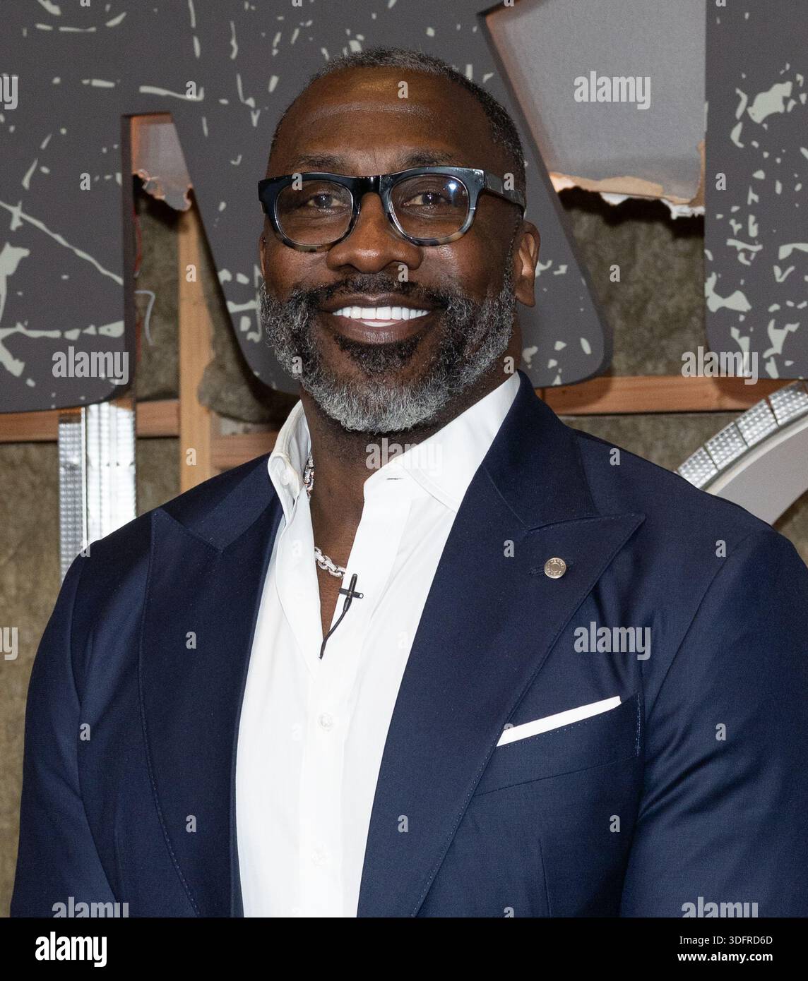 Shannon Sharpe attends the world premiere of "The Rip" at Alice Tully ...