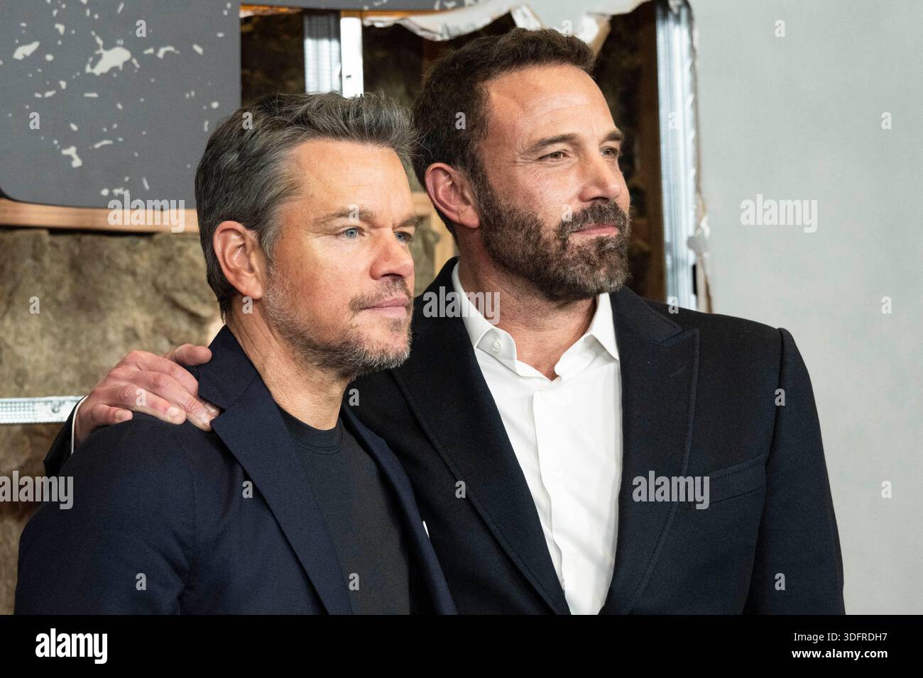 Matt Damon and Ben Affleck attend the world premiere of The RIP at ...