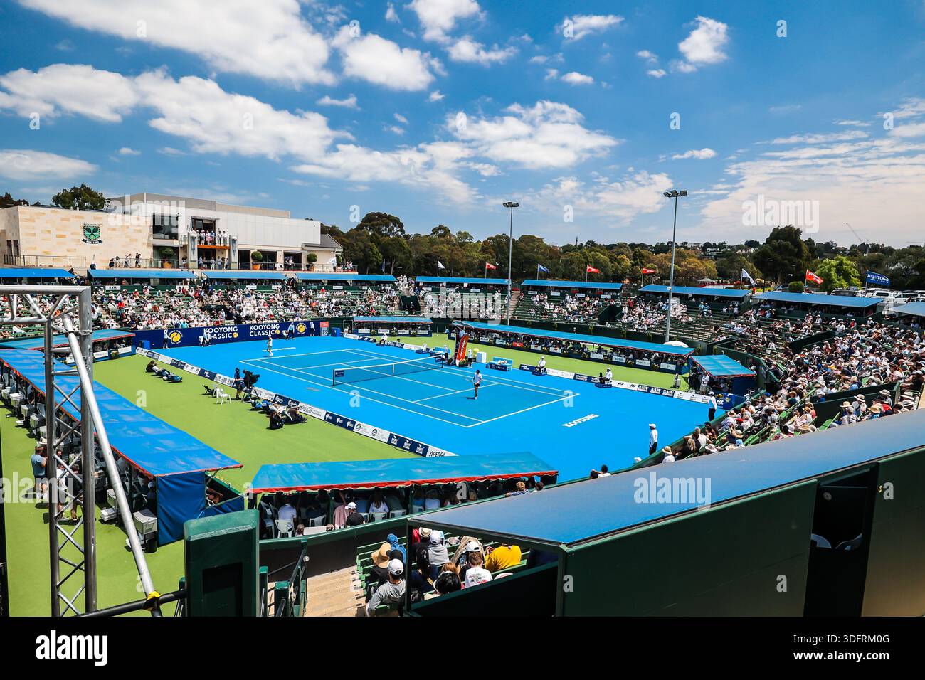 Melbourne, Australia. 14th Jan, 2026. Denis Shapovalov of Canada plays ...