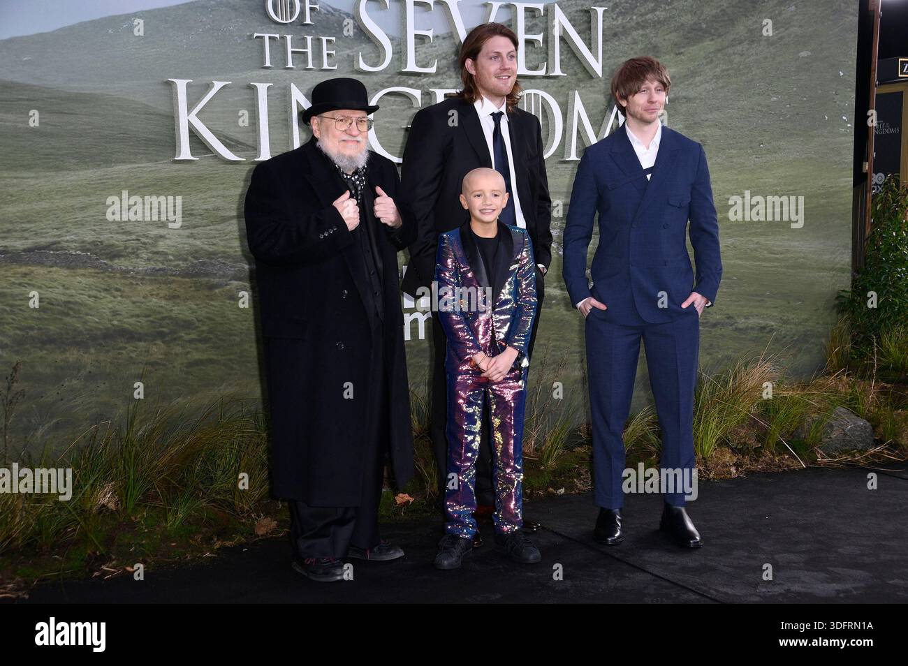 George R.R. Martin, Peter Claffey, Dexter Sol Ansell und Ira Parker bei ...