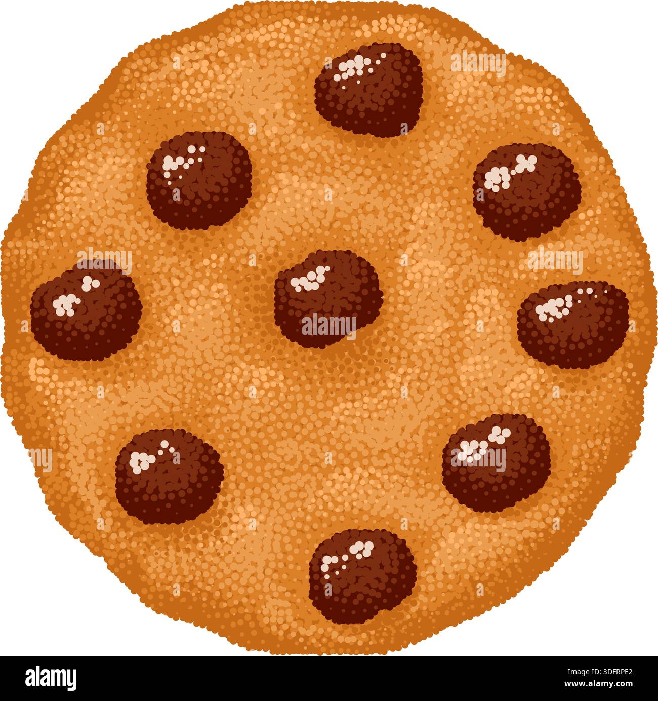 Chocolate spots Stock Vector Images - Alamy